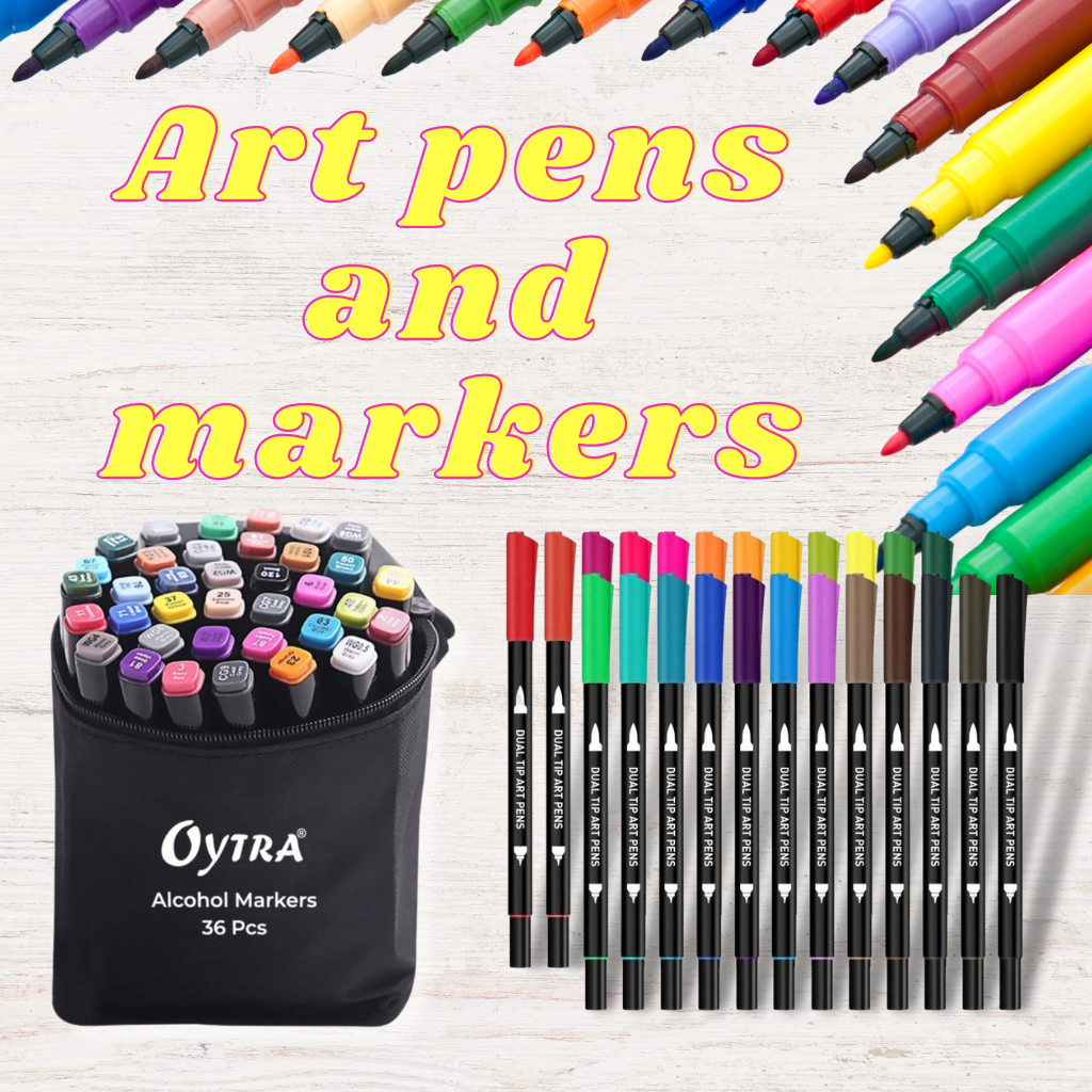 Art Pens and Markers For Drawing | Paint Pens - Oytra
