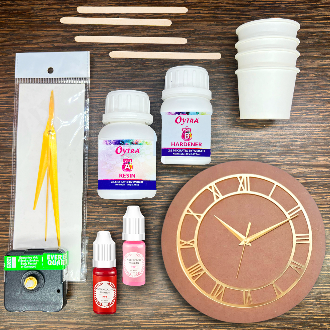 Resin Clock Kits – DIY Resin Art, Clock Moulds & Accessories | Oytra