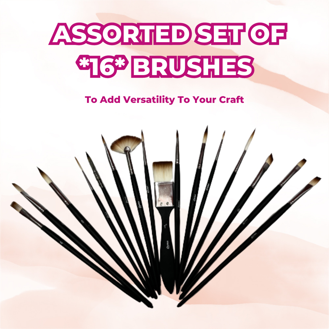 All in One Brushes Set of 16 - Oytra