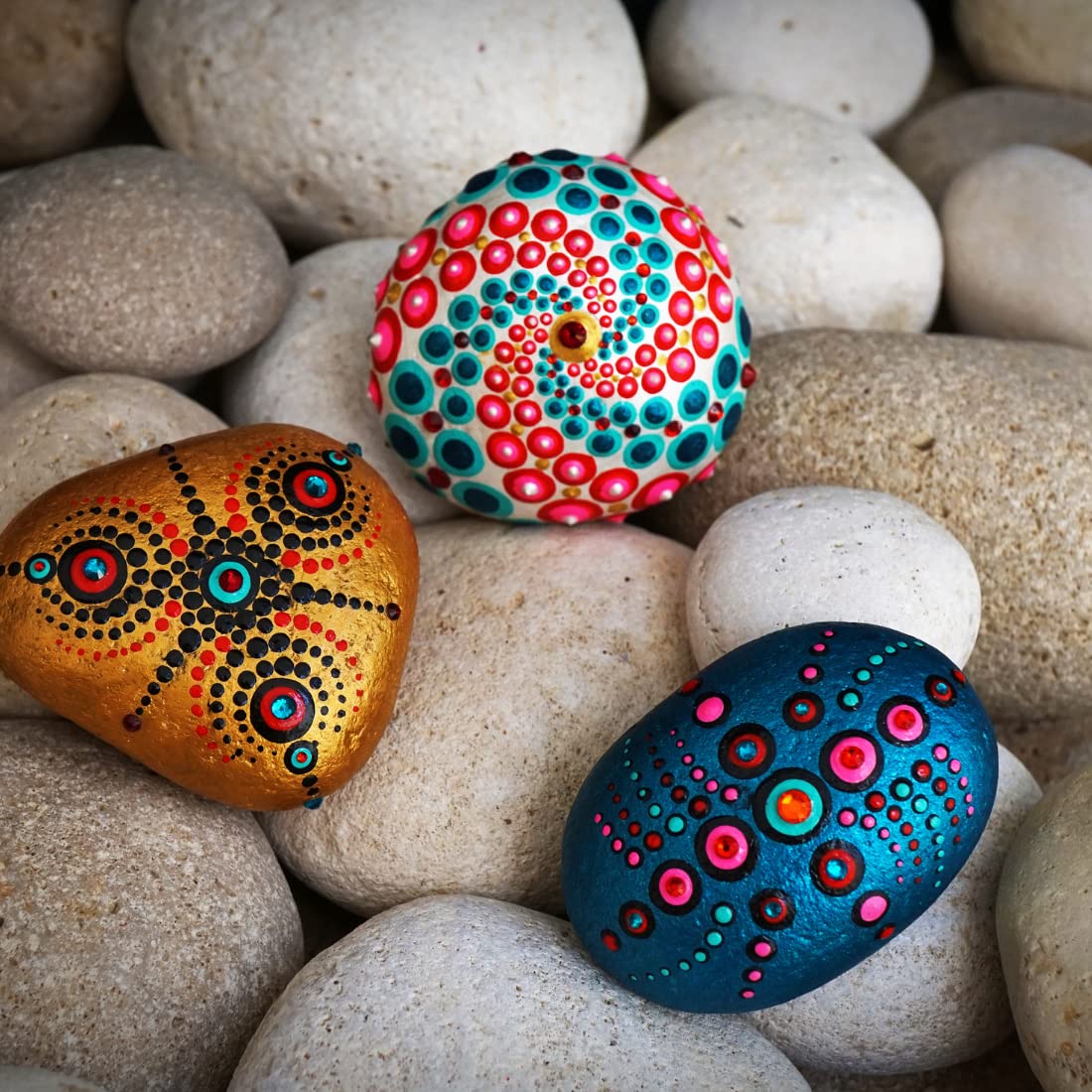 Oytra 6 Acrylic Colors Set 100 ml Each Vibrant Colors for Professional