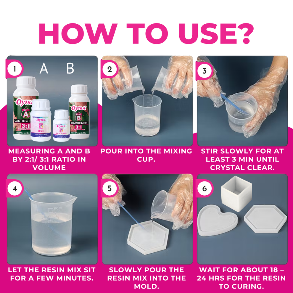 Buy Resin Liquid Sample Pack 2:1 and 3:1 Resin – Oytra