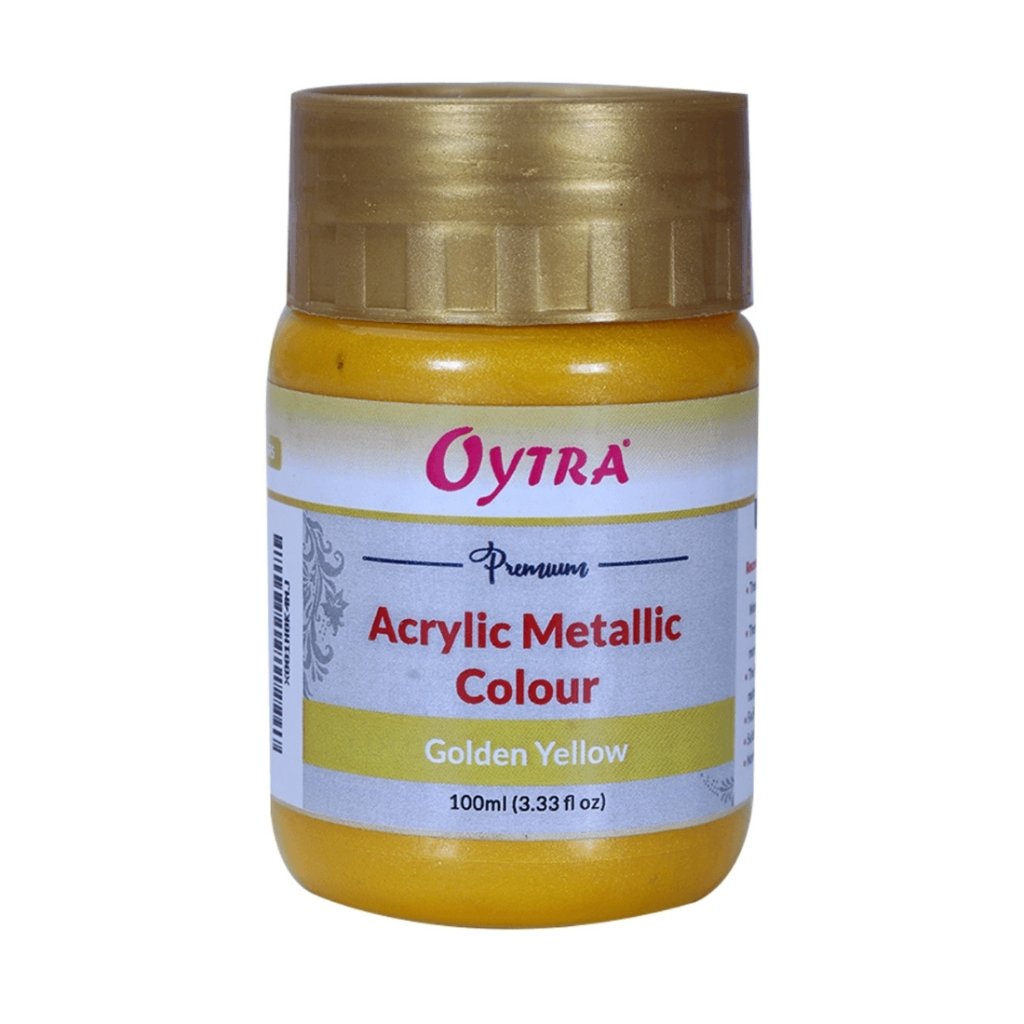 Acrylic Metallic Color Paints for Canvas Drawing Painting 100ml - Oytra