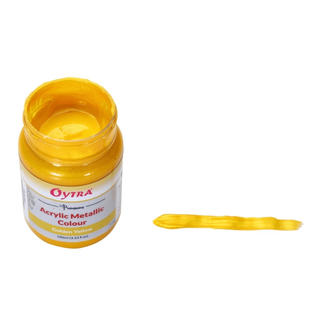 Acrylic Metallic Color Paints for Canvas Drawing Painting 100ml - Oytra
