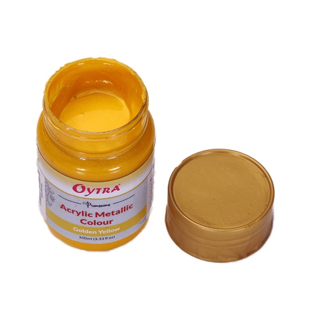 Acrylic Metallic Color Paints for Canvas Drawing Painting 100ml - Oytra