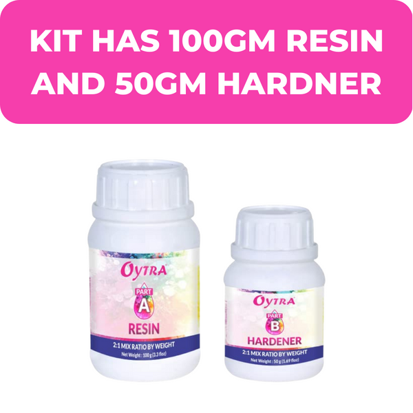 Resin Art Kit For Tray Making DIY Set Combo Hardener Mould, Flake and ...