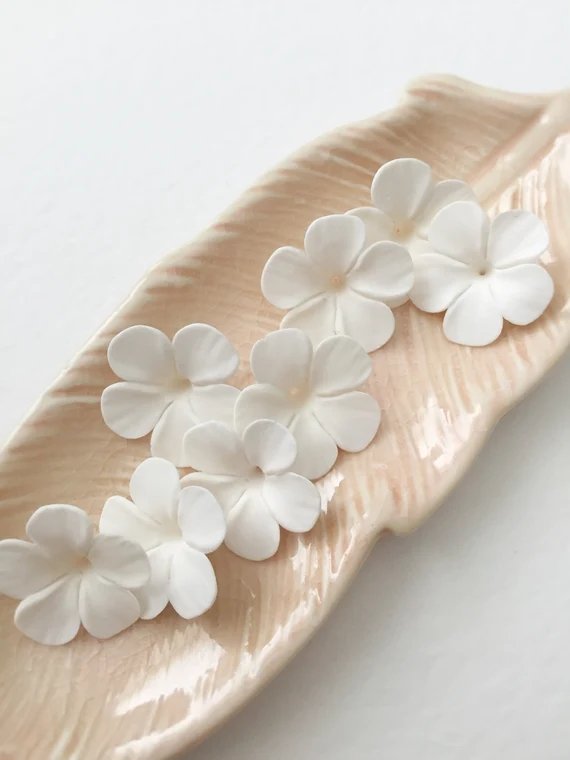 White Polymer Clay 50 grams Basic Series for Jewelry Making by Oytra